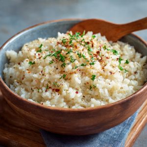 Slow Cooker 4-Ingredient Creamy Garlic Rice: The Easiest One-Pot Side ...