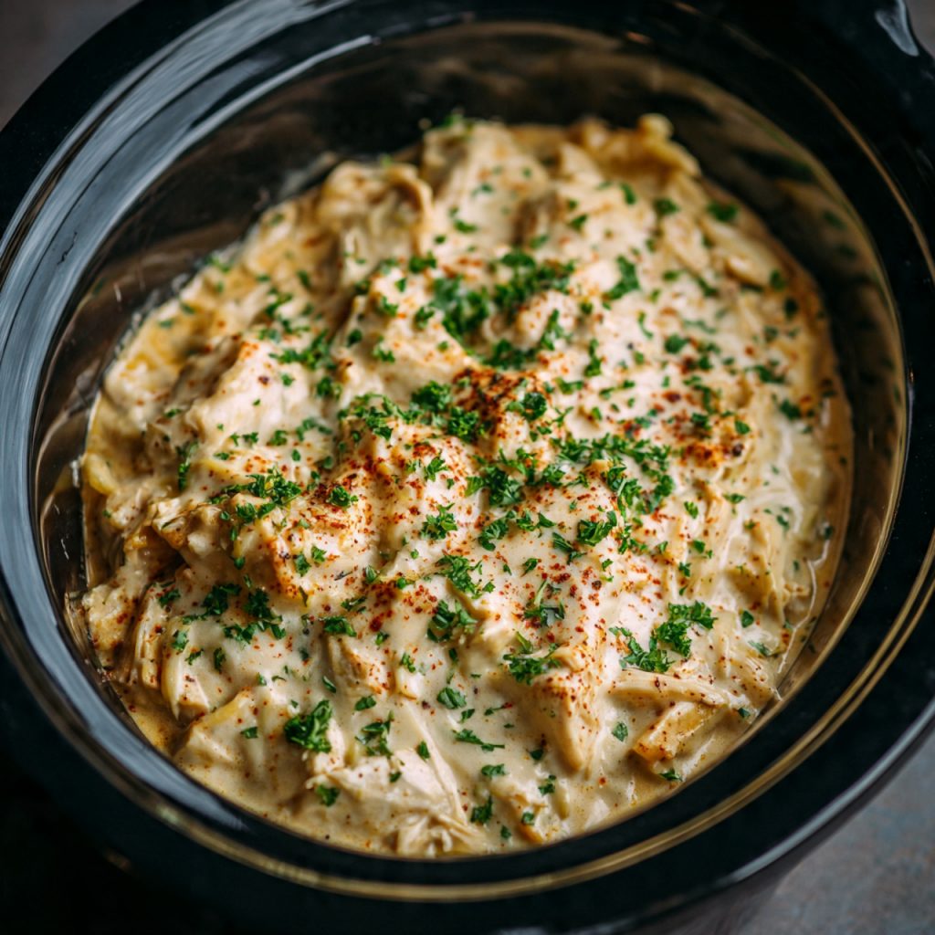 Slow Cooker Cheesy Creamy Chicken (Rich, Comforting & Family-Favorite ...